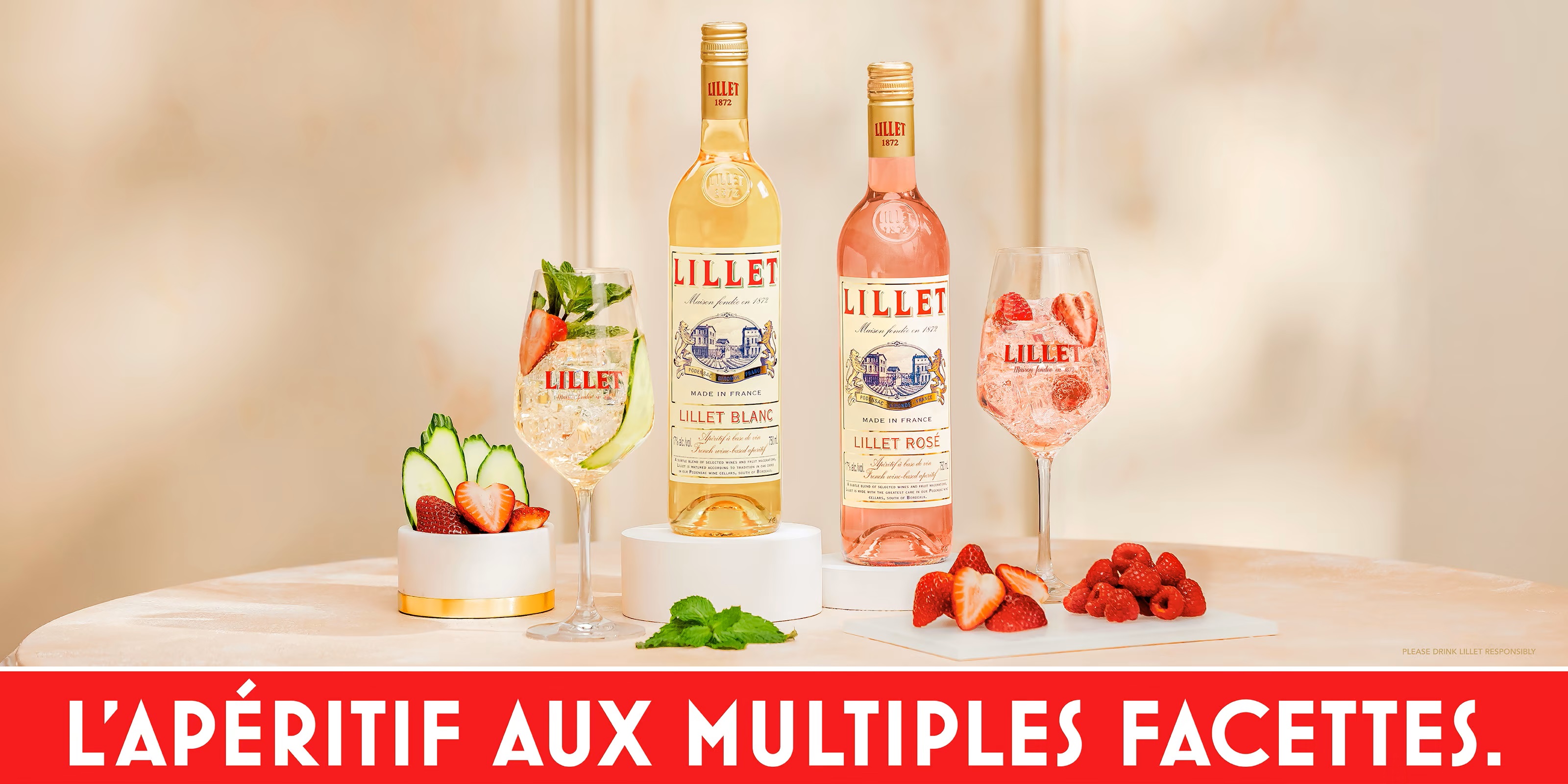 LILLET, L’APÉRITIF DE TOUTES LES COULEURS